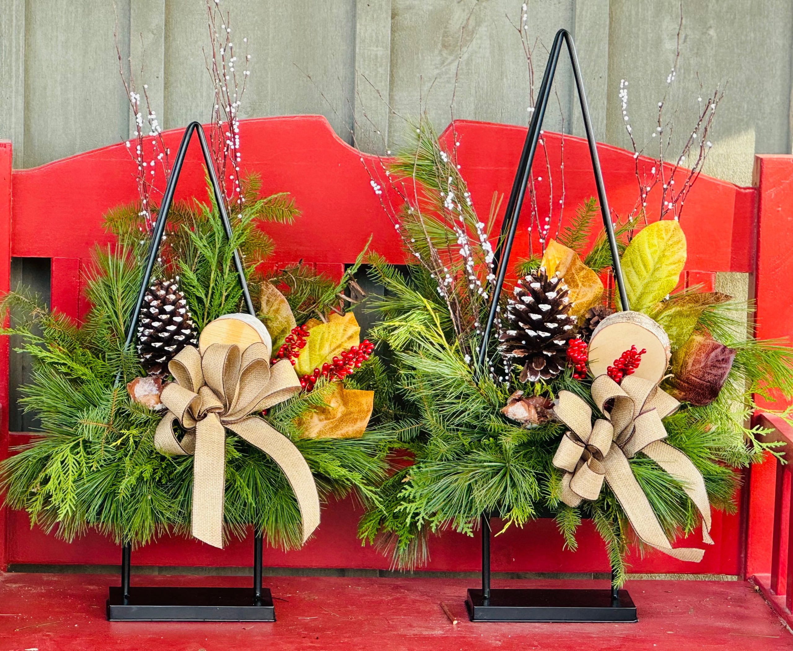 Indoor/Outdoor Tree stand-choose your size | GREYHAVEN GARDENS